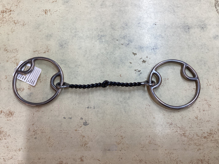 Locked O Ring Twisted Wire Snaffle Bit – Blondie’s Western Wear & Tack, LLC